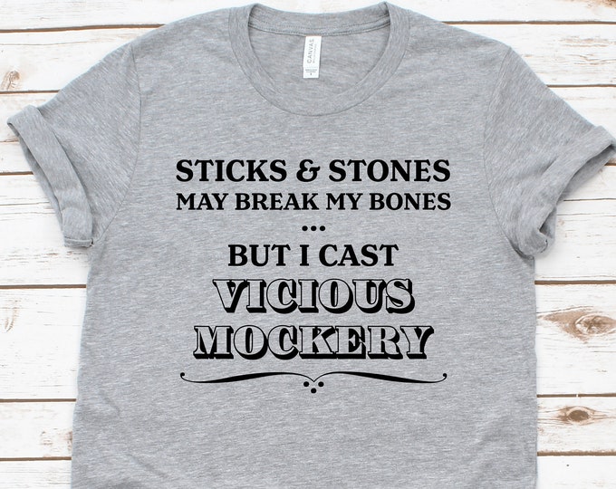 Bard Class Shirt Vicious Mockery Funny Dnd Shirt Dungeons and Dragons ...