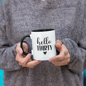 Hello Thirty Mug Hello 30 Gift for 30th Birthday - Etsy
