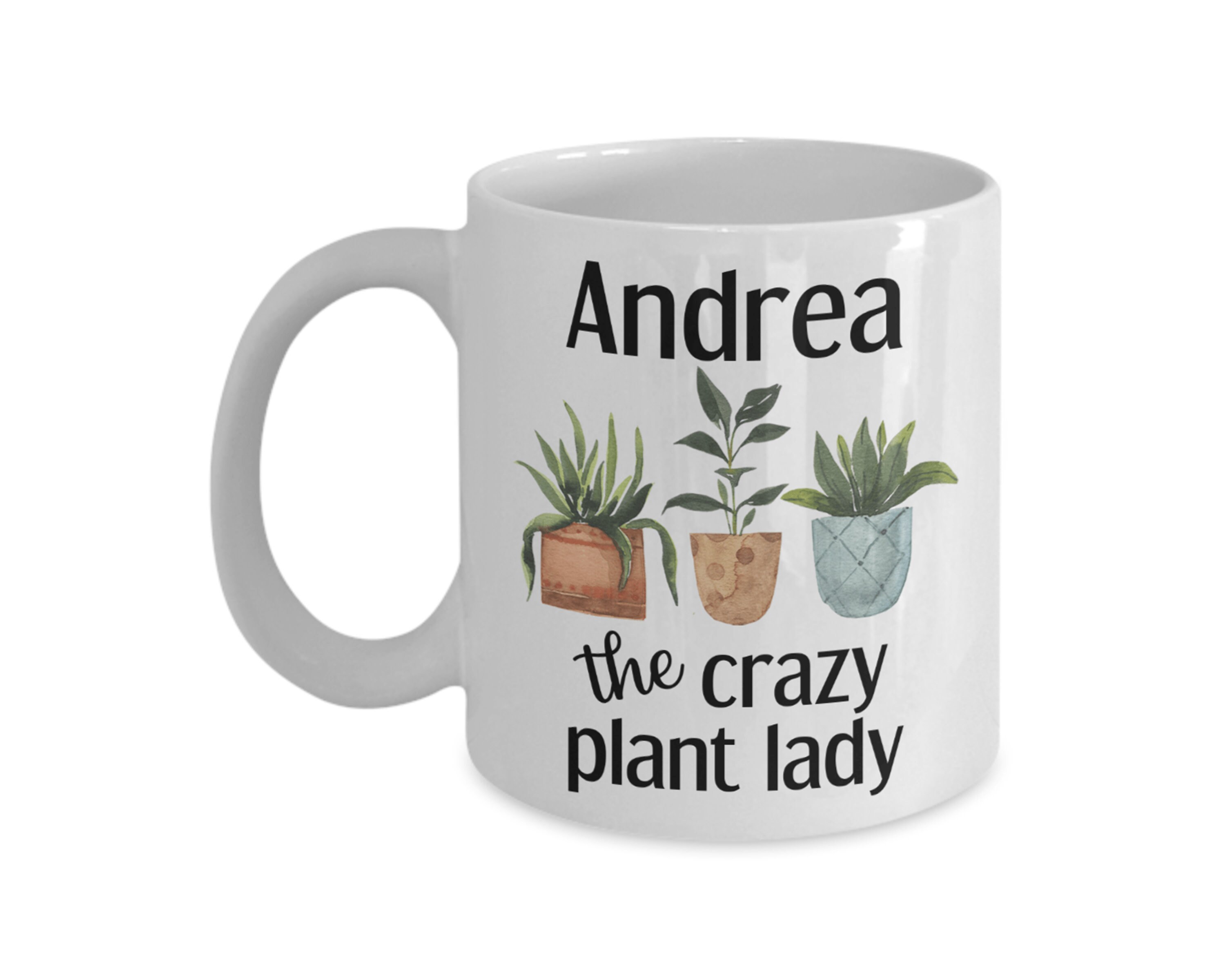 Crazy Plant Lady Mug Personalized Gift for Plant Lover Plant | Etsy