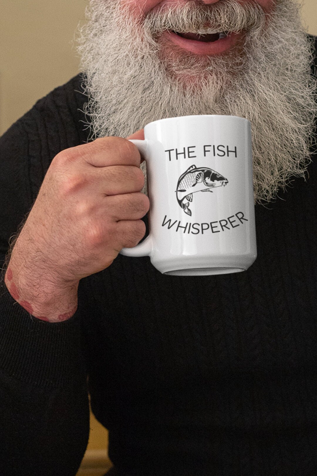 Fishing Mug Fishing Gifts for Men for Women Fishing Buff Fish Whisperer ...