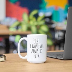 Financial Advisor Coffee Mug Financial Advisor Office Gifts ...
