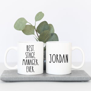 Stage Manager Mug Best Stage Manager Ever Personalized Thank You Gift ...