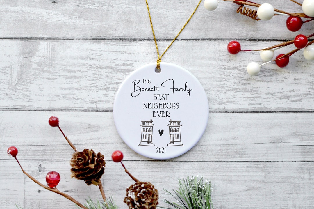 Good Neighbor Gifts Neighbor Ornament Neighbor Gift Personalized Moving ...