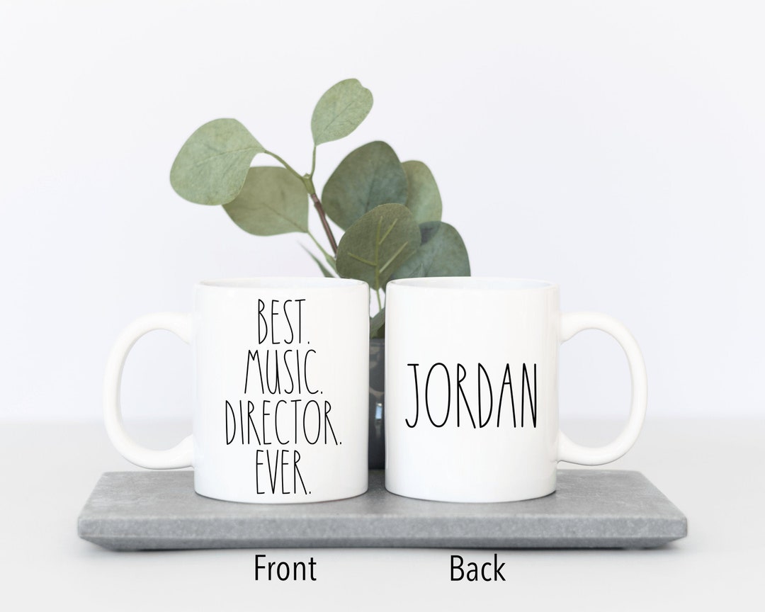 Music Director Gifts Personalized Best Music Director Ever Coffee Mug ...