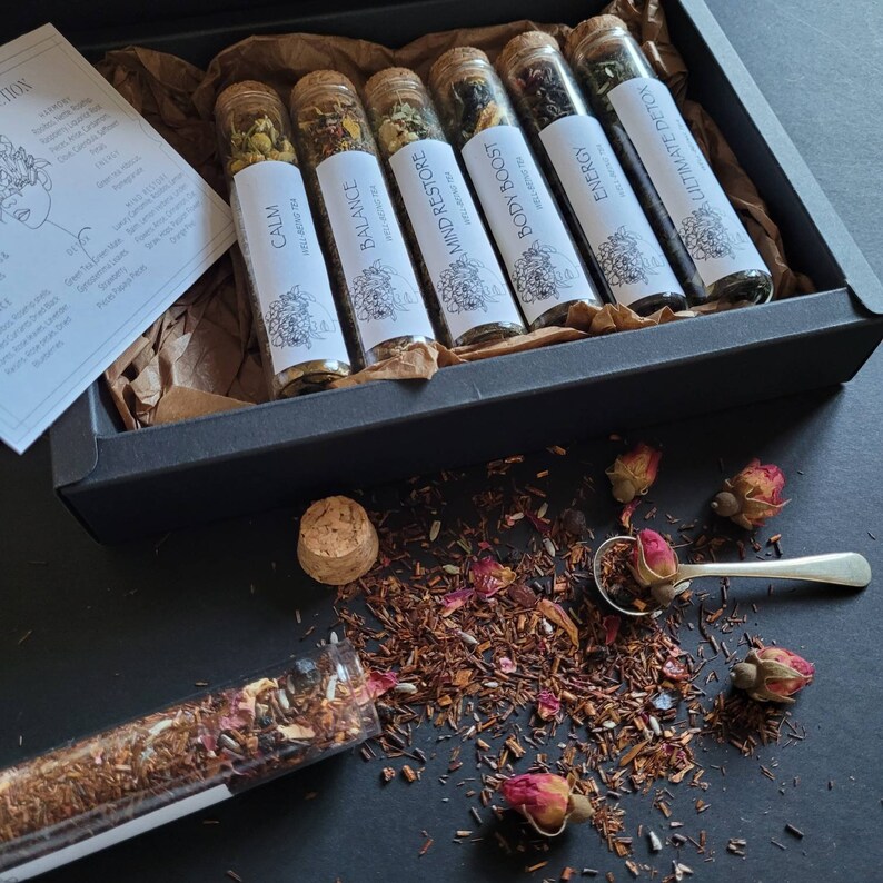 Luxury Loose Leaf Tea Gift Set, Well-being Selection, Perfect for Her ...