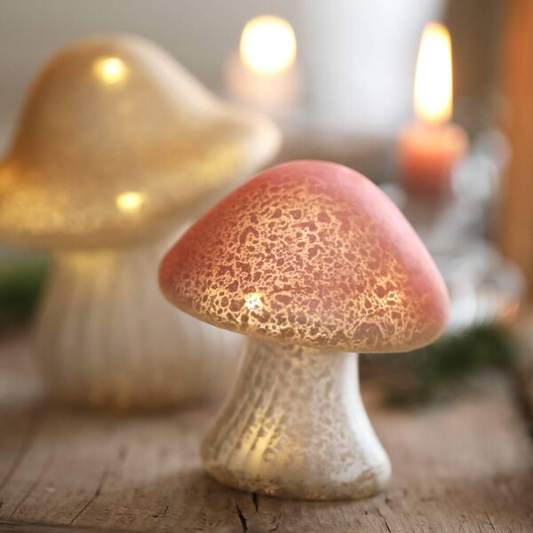 Toadstool Lamp - Etsy UK