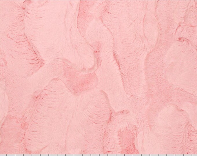 Blush HIDE LUXE Cuddle by Shannon Fabrics, Blush Hide , Blush Cuddle ...