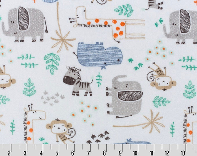The Mighty Jungle Cuddle® Denim Fan Favorite, Shannon Fabrics, Cuddle ...
