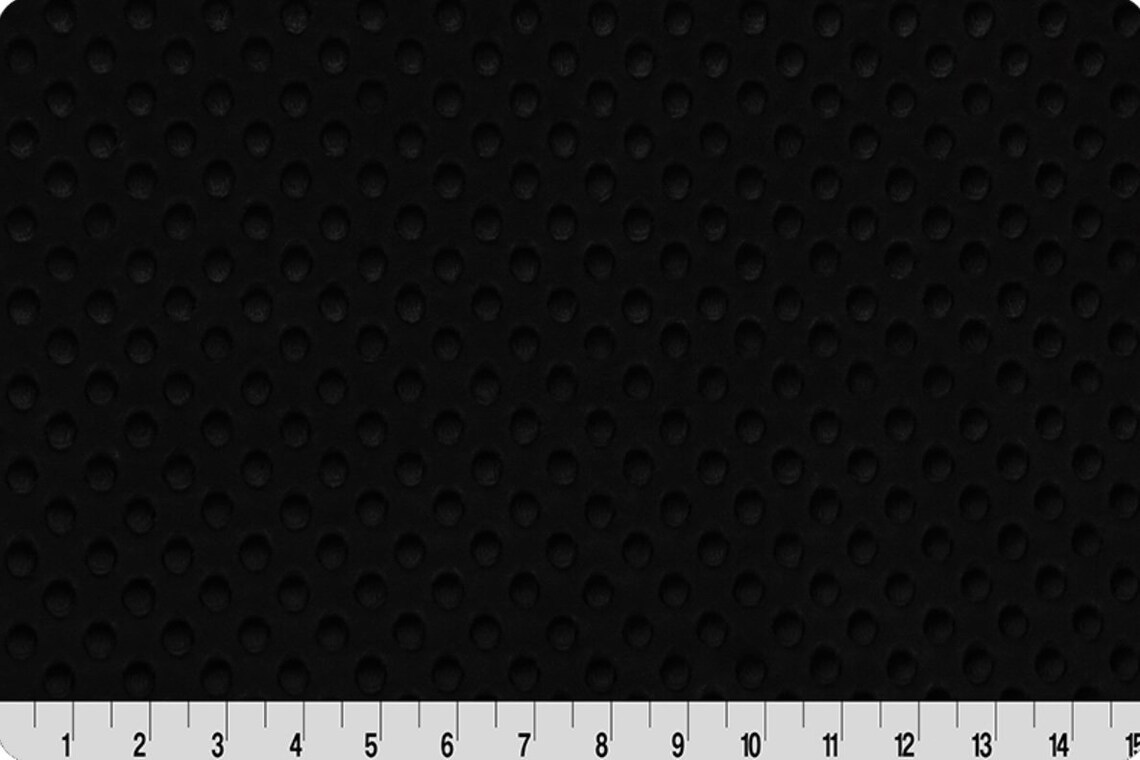 Black Dimple Minky by Shannon Fabrics, Black Graphite Minky, Black ...