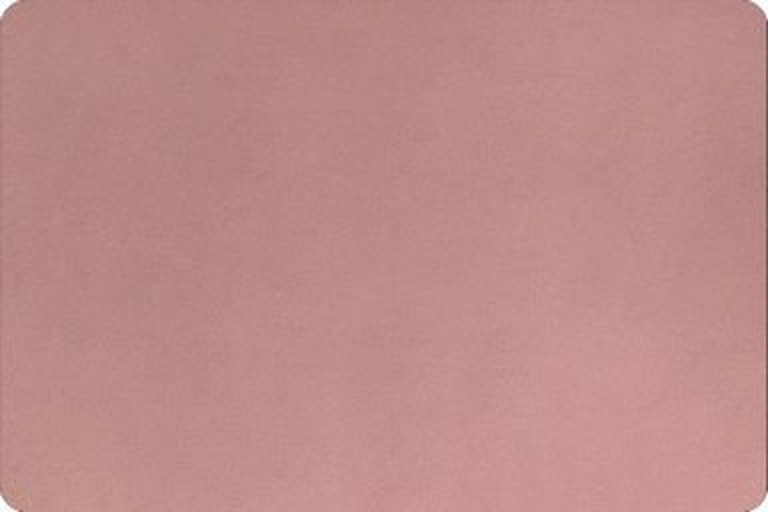 Solid Cuddle 3 Woodrose Cuddle by Shannon Fabrics, Woodrose Solid Minky ...