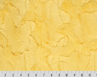 Shannon Fabrics Solid Cuddle 3 Banana Minky Fabric - Etsy