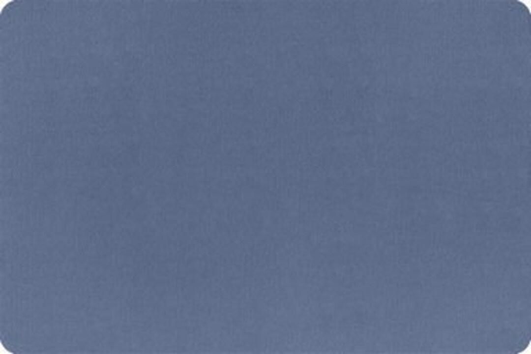 Solid Cuddle 3 Jean Cuddle by Shannon Fabrics, Jean Solid Minky , Flat ...