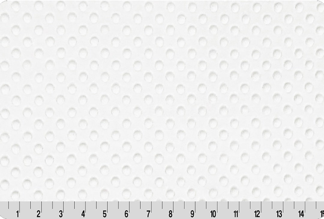 White Dimple Minky by Shannon Fabrics, Bumpy White Minky, White Dimple Cuddle - Etsy