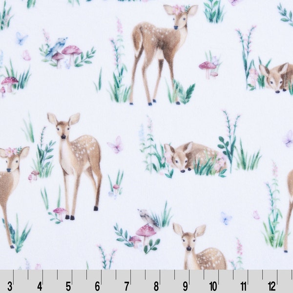 Fawn Print Fabric - Etsy