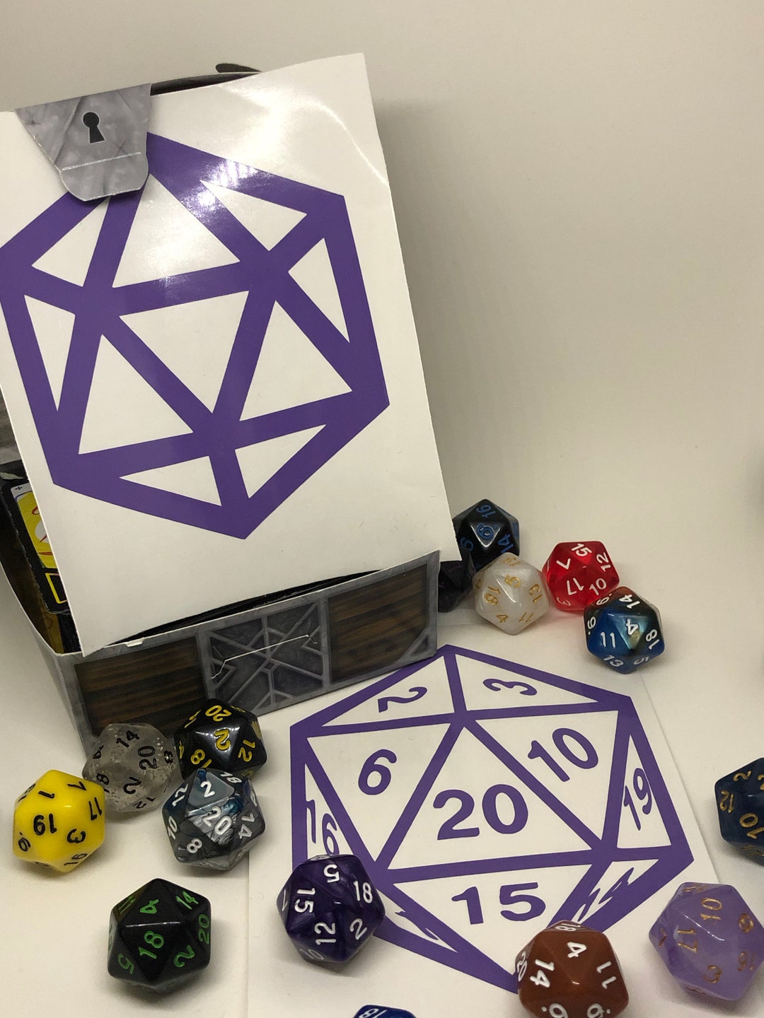 D20 Vinyl Sticker - Etsy