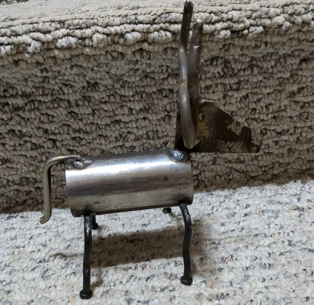 Metal Welded Sculpture - Bull - Etsy