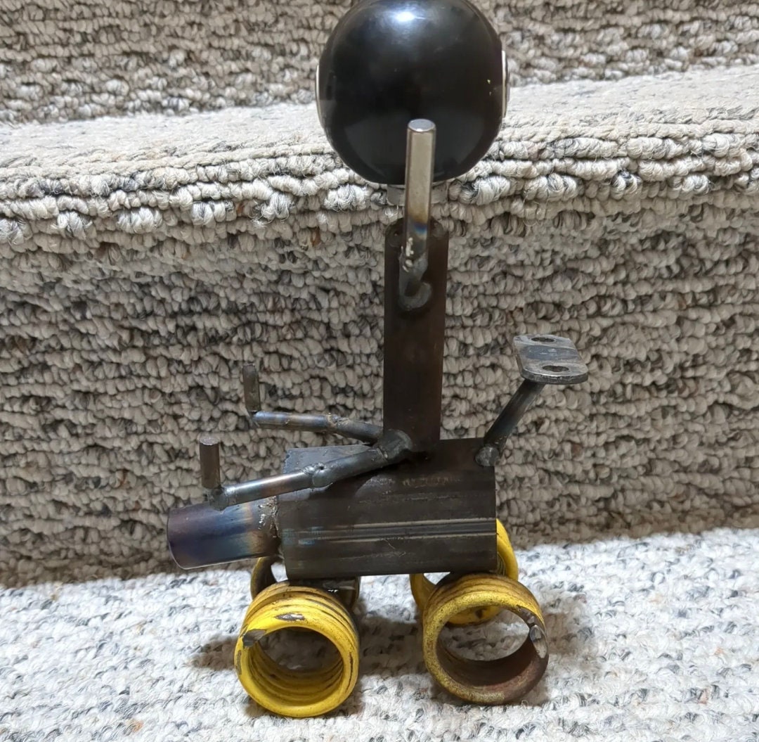 Metal Welded Sculpture - Racecar - Etsy