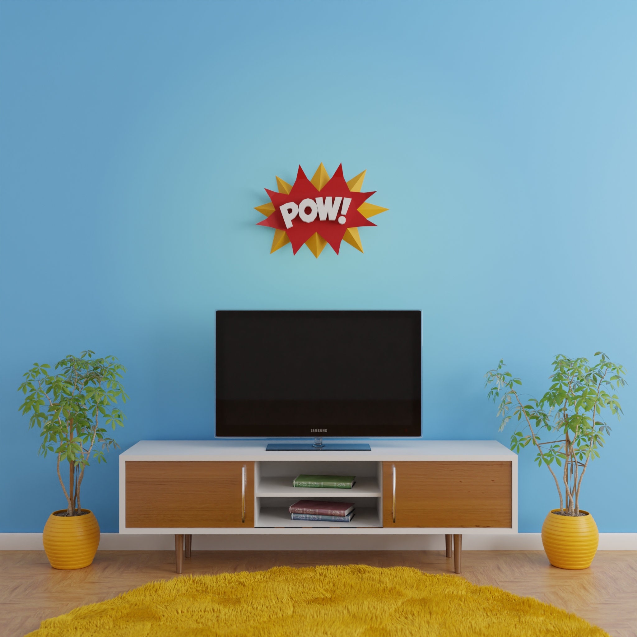 Papercraft Tv Template