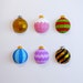 Baubles Papercraft 3D DIY Low Poly Paper Craft Christmas Holiday Wall ...