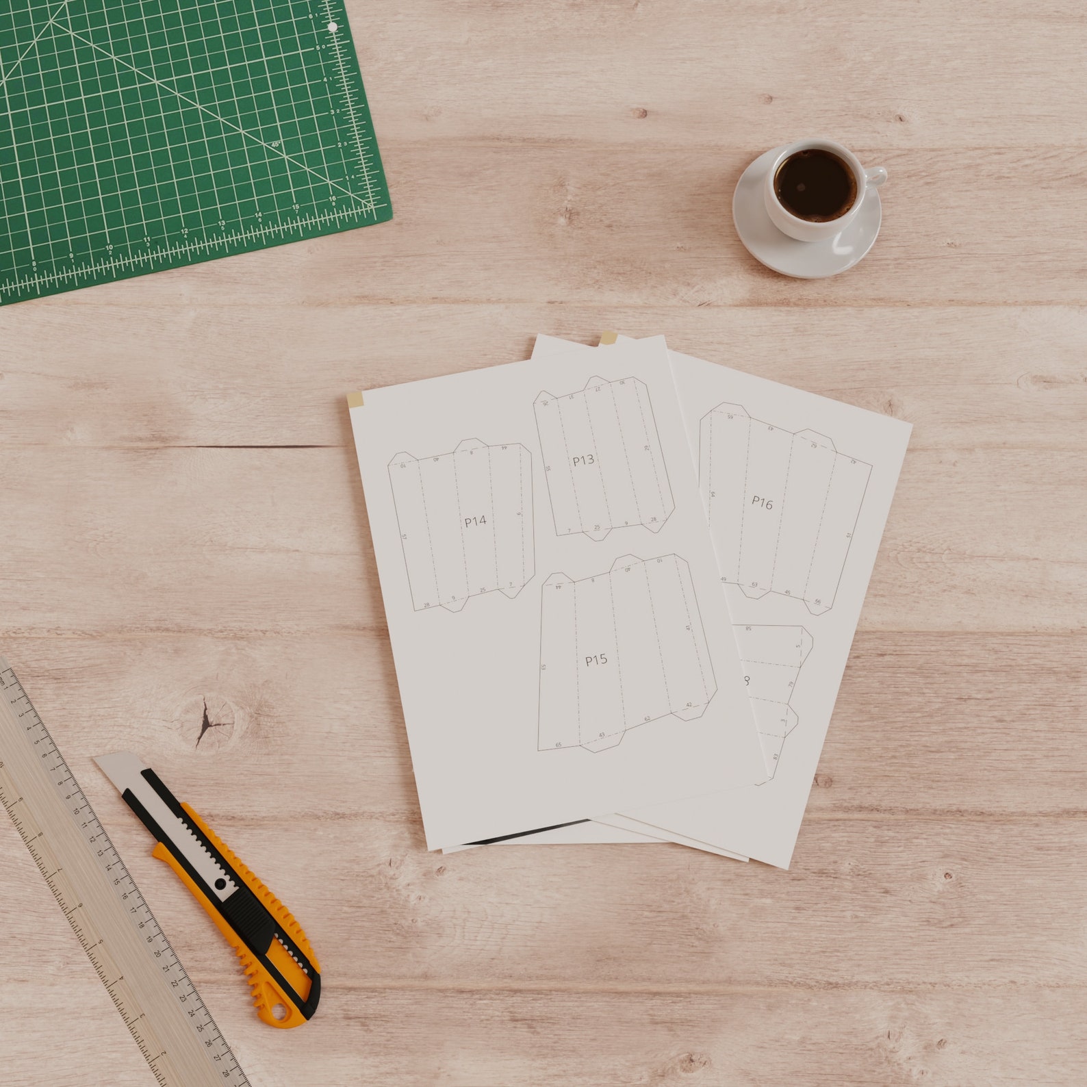 Witch's Broom Papercraft 3D DIY Low Poly Paper Crafts - Etsy