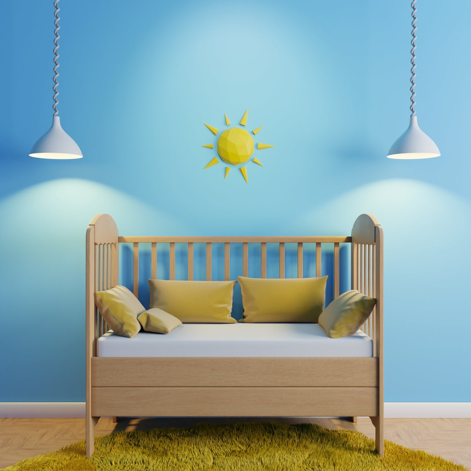 Sun Papercraft 3D DIY Low Poly Paper Crafts Origami Wall Decor - Etsy