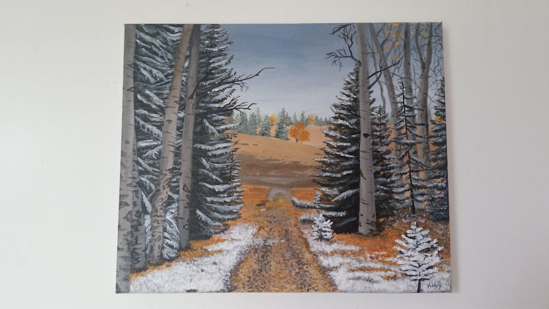 Original Art ~ Autumn Into Winter - Etsy