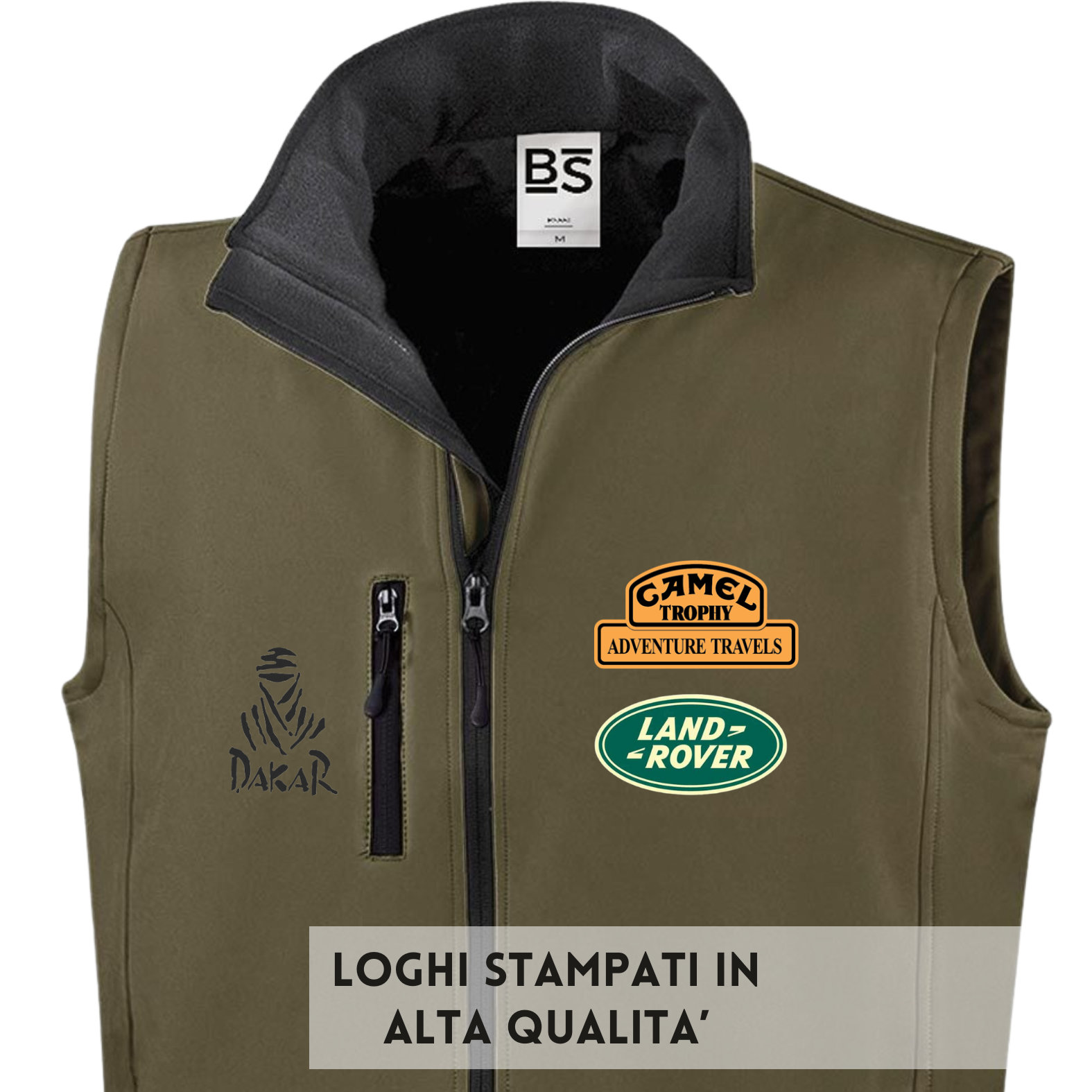 Camel Trophy Land Rover Dakar Sleeveless Vest Softshell Jacket Men ...