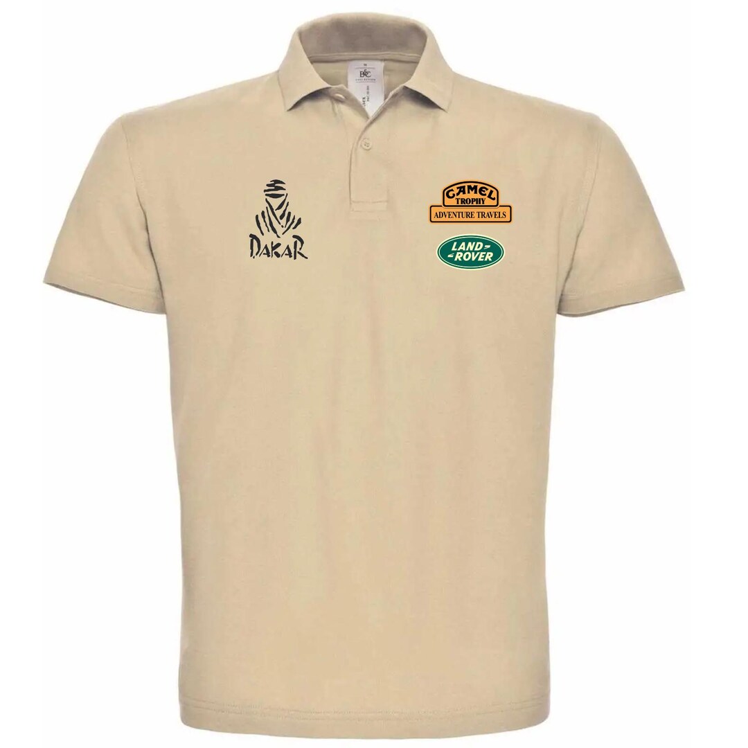 Polo T-shirt Camel Trophy Land Rover Dakar Fan Enthusiasts 100% Premium ...