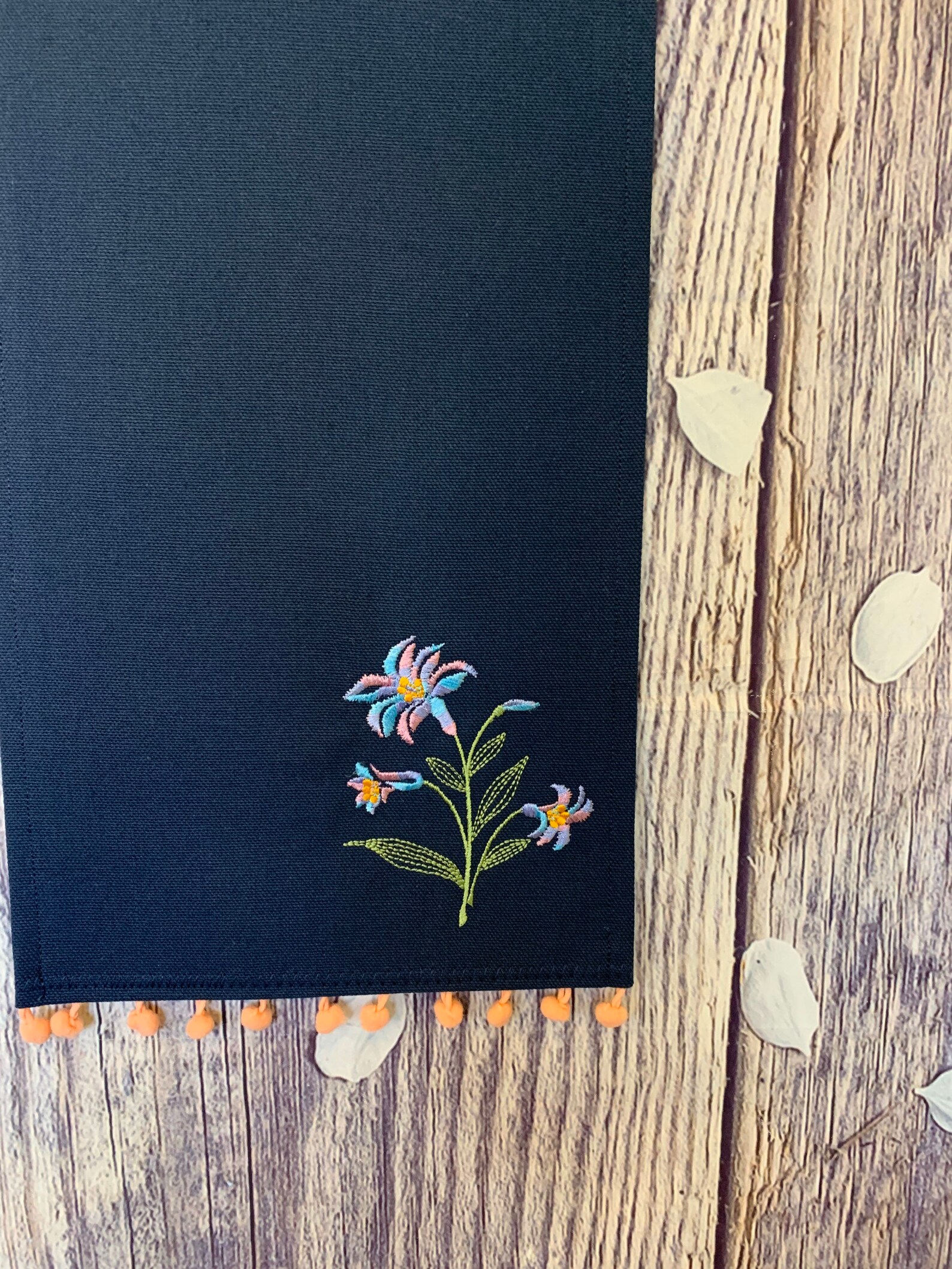 Enamel Pin Display in Dark Blue With Beautiful Yellow Pompom - Etsy