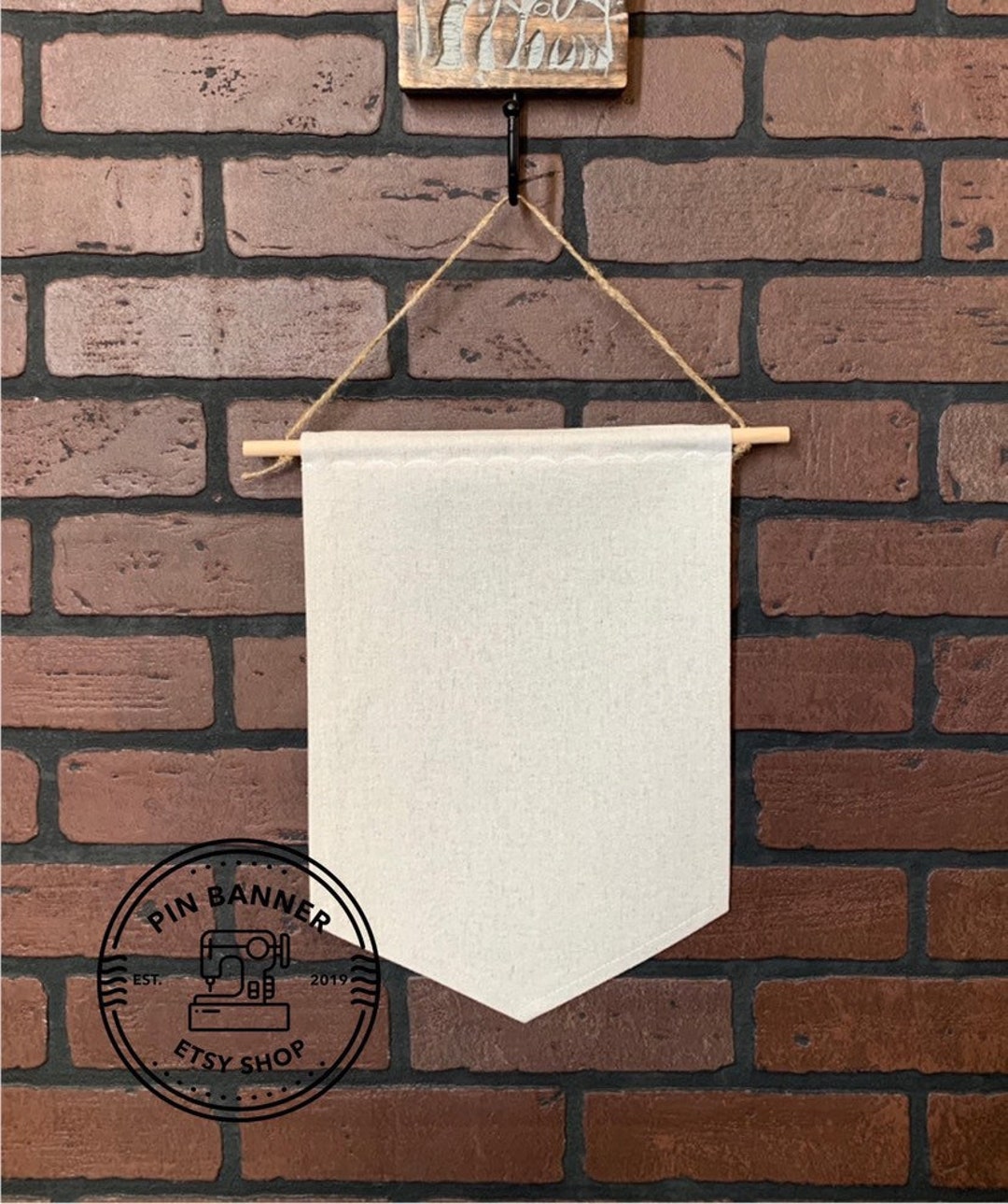 Large Blank Canvas Banner, Wall Banner to Collect Badges and Patches ...
