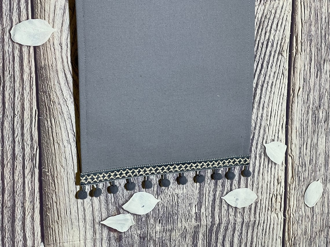 Large Tall Gray Blank Canvas Banner With Beautiful Vintage - Etsy