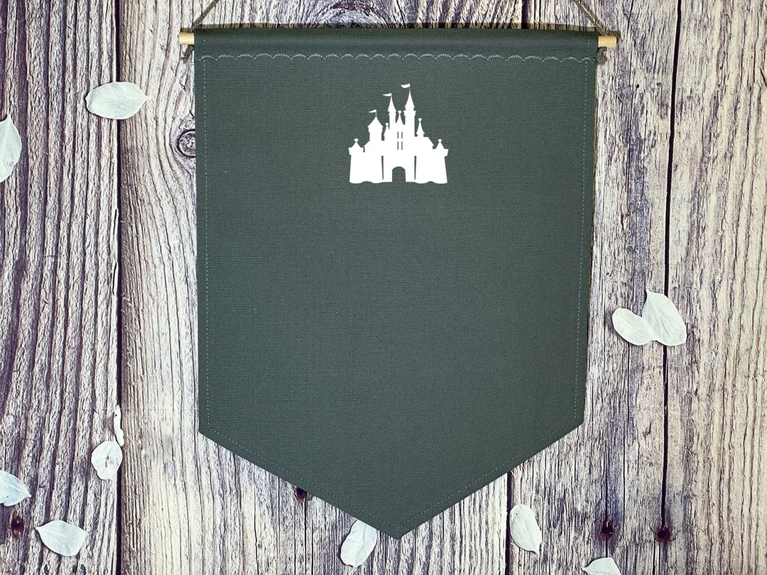 Custom Charcoal Castle Pin Banner/ Custom Pin Banner/ Castle Pin ...