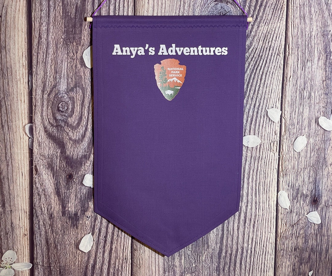 Personalized Purple Banner/ Custom National Parks Banner/ National ...