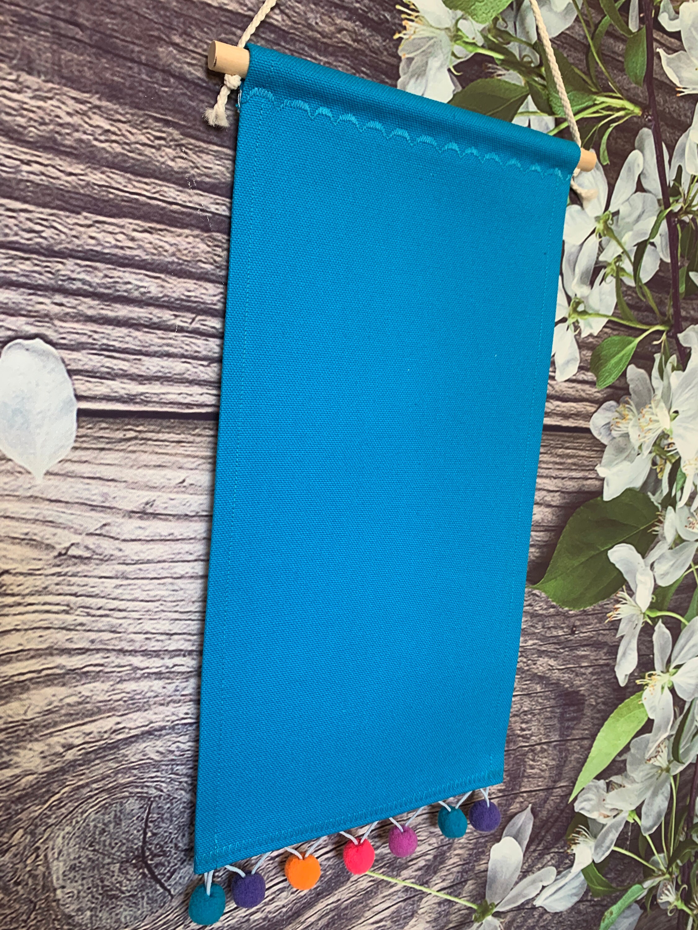 Large Tall Pin Pennant / Blue Enamel Pin Display With Colorful - Etsy