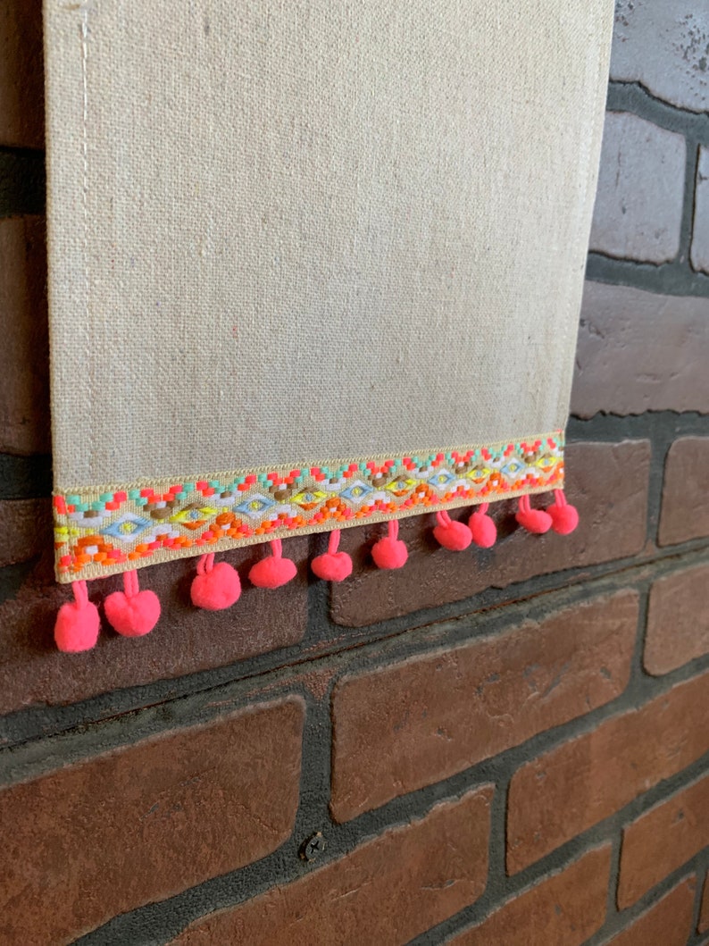 Tall 15 1/2 X 8 Inch Blank Canvas Banner With Beautiful | Etsy