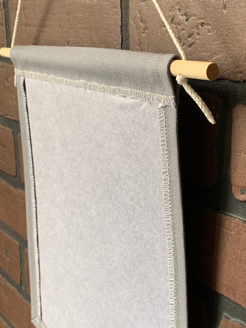 Large Gray Blank Canvas Banner Wall Banner To Collect Badges | Etsy