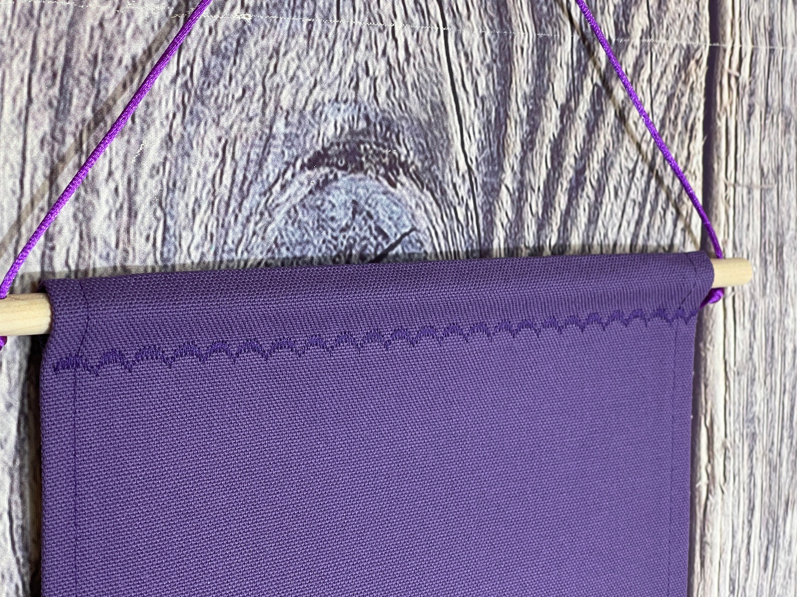 Canvas Pin Pennant / Purple Enamel Pin Display With Matching | Etsy