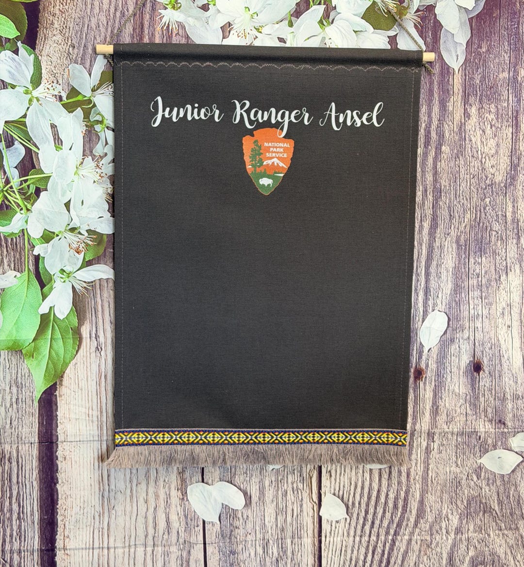 Personalized Black Banner/ Custom National Parks Banner/ National Parks ...