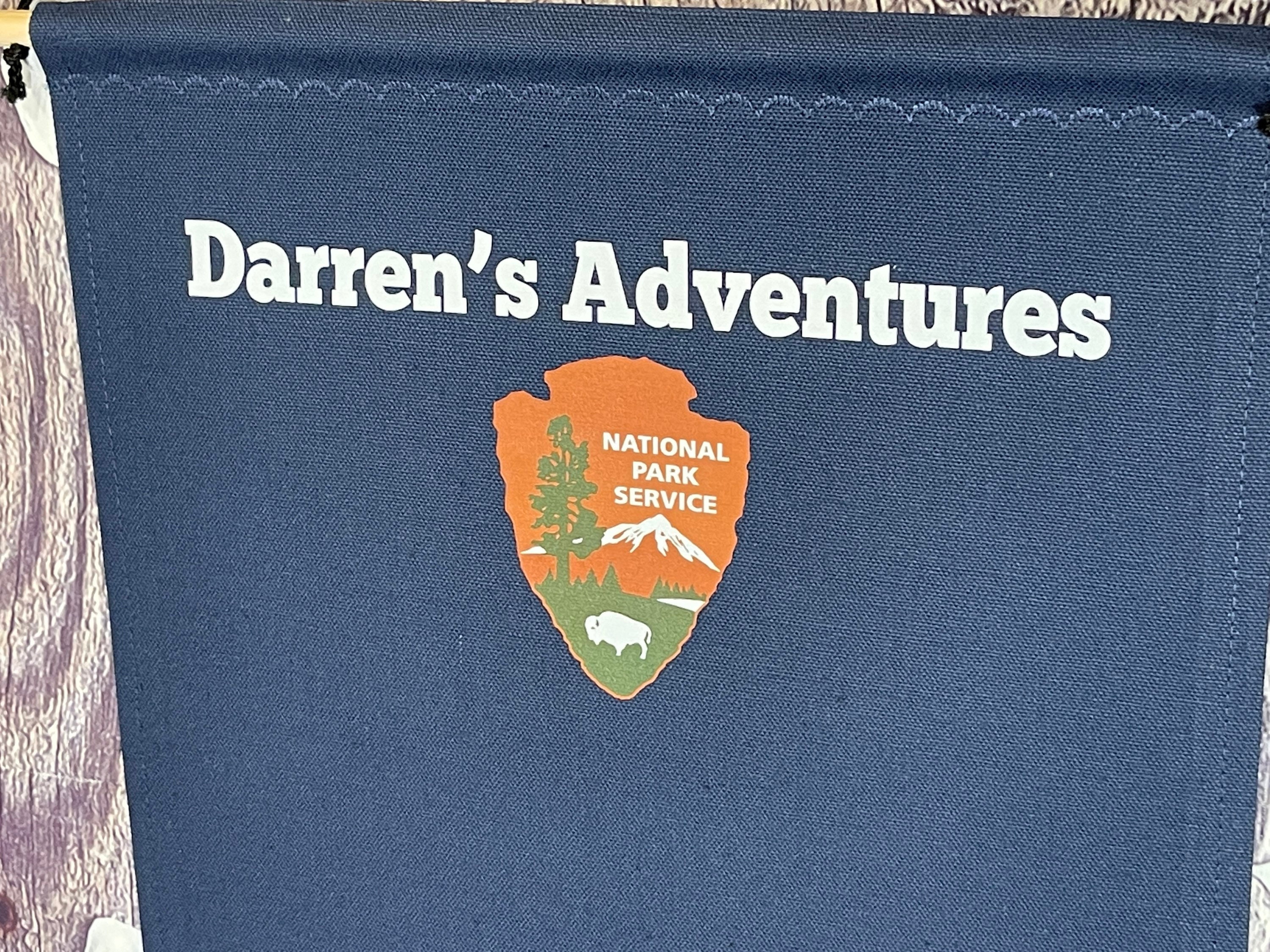 Custom National Parks Banner/ National Parks Pin Pennant With Custom ...