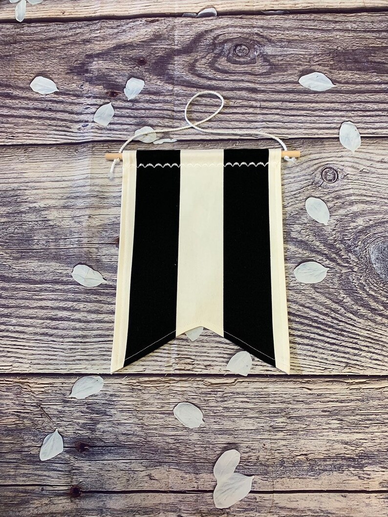 Black and White Swallow Tail Design Banner Wall Banner to - Etsy