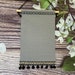 Large Tall Gray Blank Canvas Banner With Beautiful Vintage Ribbon Trim ...