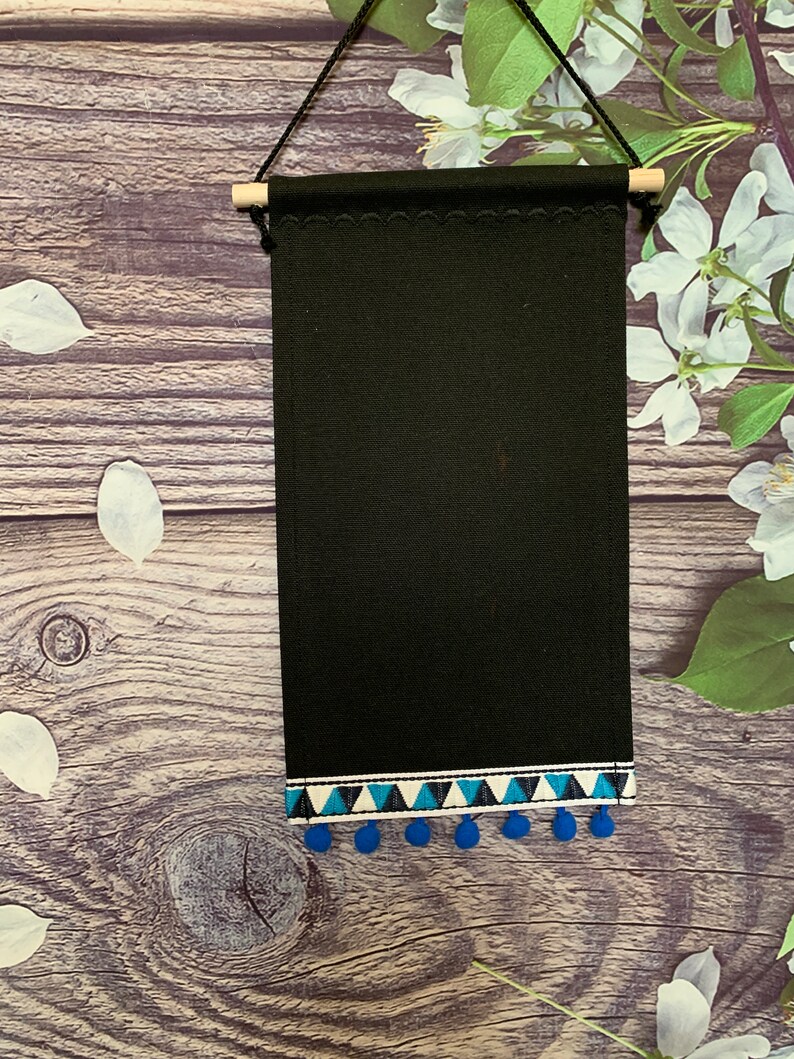 Large Tall Pin Banner / Black Enamel Pin Display With Colorful - Etsy
