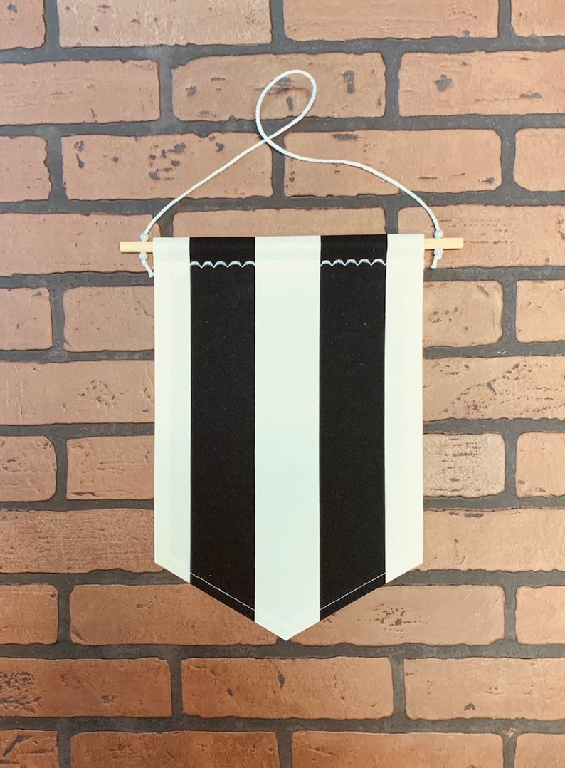 Large Pin Banner. Enamel Pin Banner With Black and White - Etsy