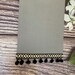 Large Tall Gray Blank Canvas Banner With Beautiful Vintage Ribbon Trim ...