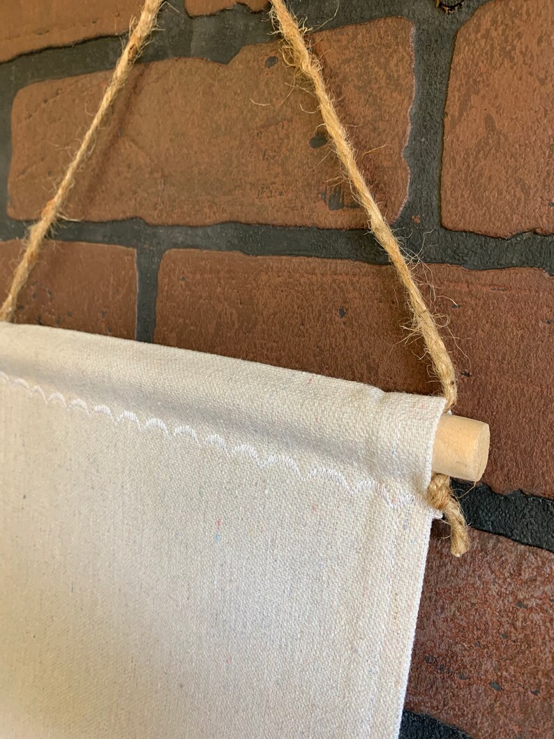 Tall 15 1/2 X 8 Inch Blank Canvas Banner With Beautiful | Etsy