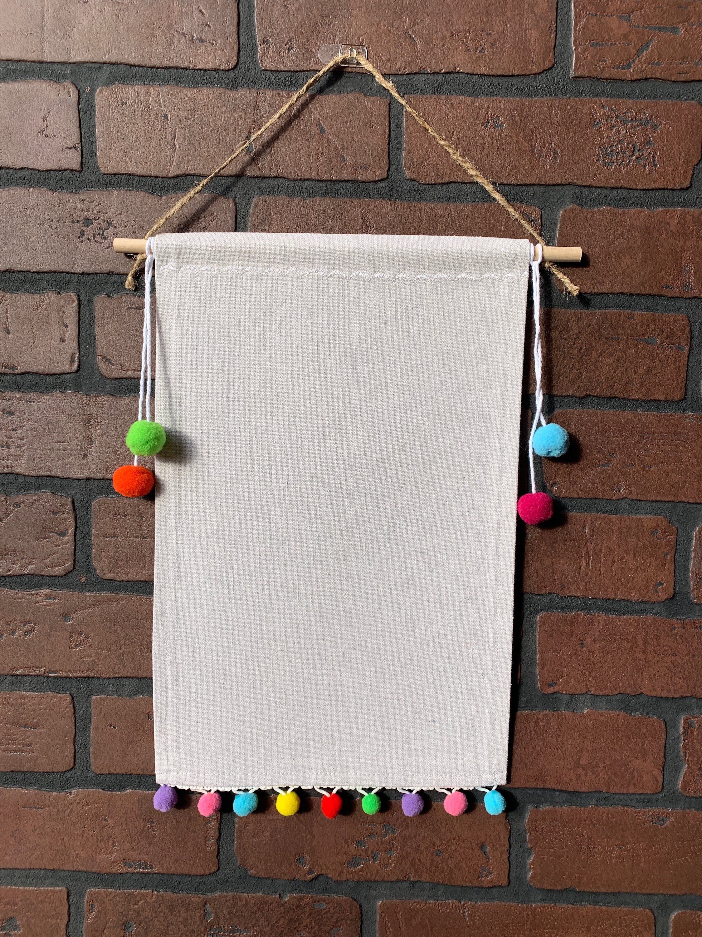 Large Blank Canvas Banner Rectangular Canvas Banner Pin Display Blank Rectangular Canvas 