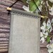 Large Tall Gray Blank Canvas Banner With Beautiful Vintage Ribbon Trim ...
