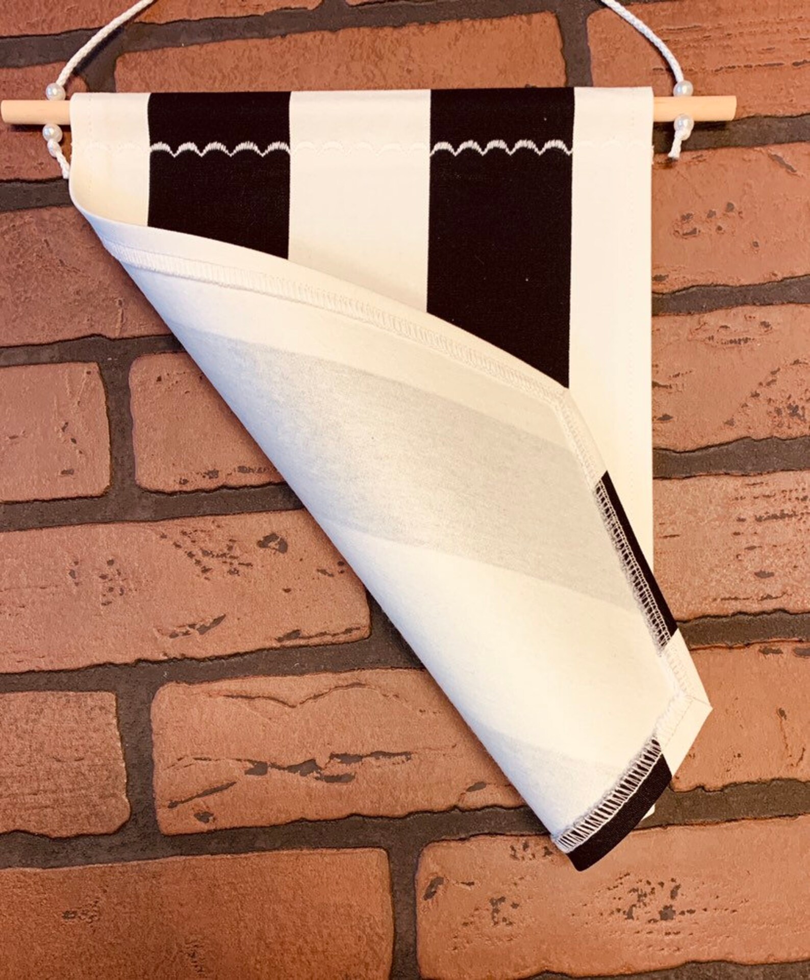 Large Pin Banner. Enamel Pin Banner With Black and White - Etsy