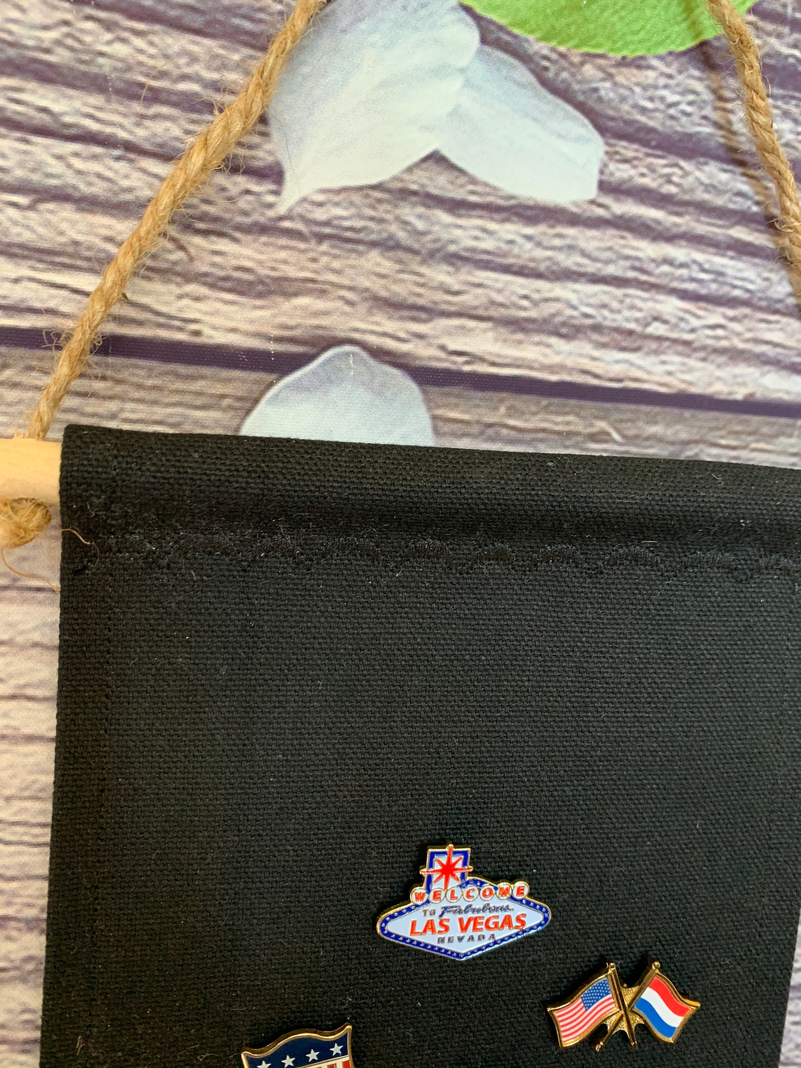 Enamel Pin Display in Black With Beautiful Vintage Trim and - Etsy