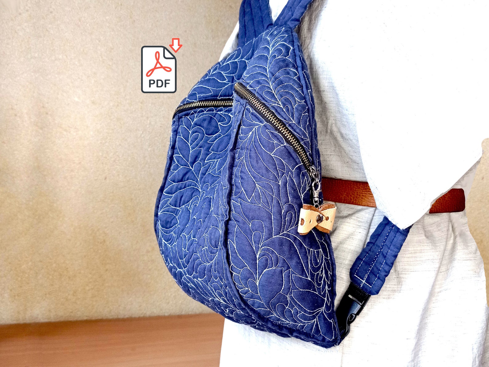 DIY Quilted Zipper Backpack PDF Pattern: Loly Backpack Tutorial - Etsy